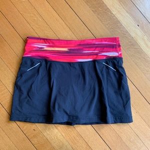 Athleta | Skirts | Athleta Skort With Zipper Back Pocket M | Poshmark